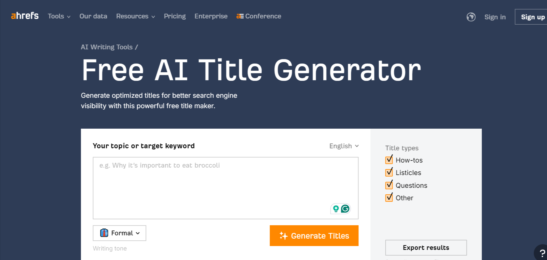 Free AI Title Generators - CPV Academy